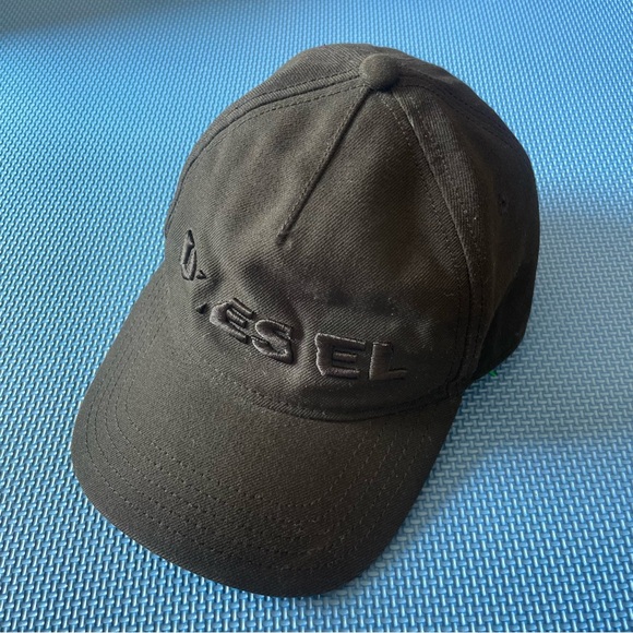 Diesel | Accessories | Diesel Charcoal Embroidered Cap | Poshmark